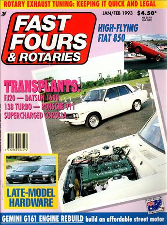 Fast Fours (Australia) January - February 1993 magazine contents and index