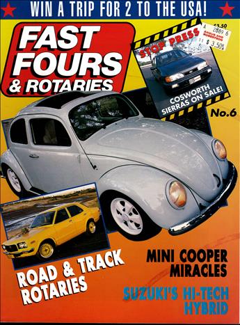 Fast Fours (Australia) 1989 (No. 6) magazine contents and index