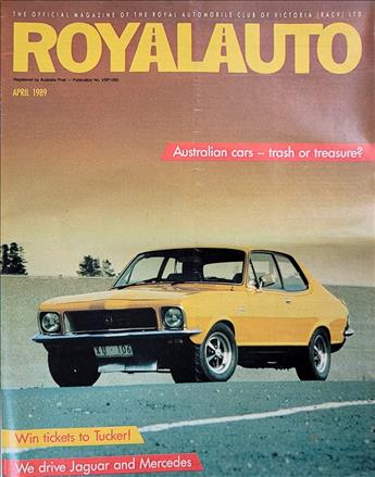 RoyalAuto (Australia) April 1989 magazine contents and index