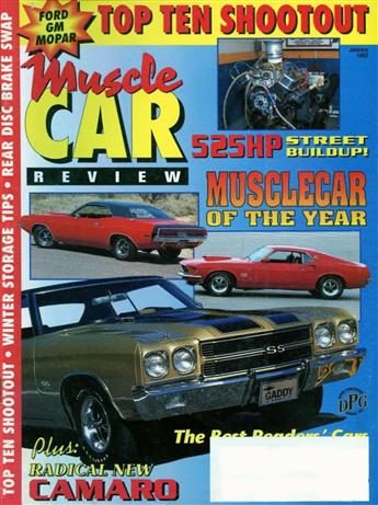 Muscle Car Review (United States) January 1993 magazine contents and index
