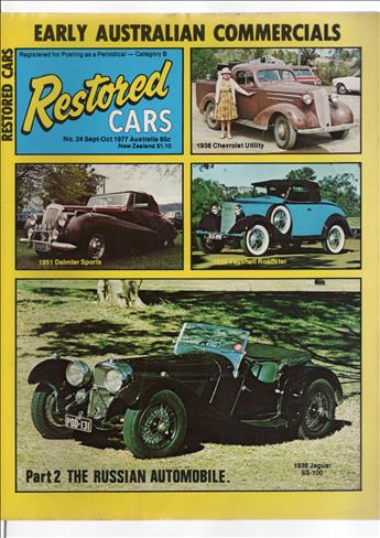 Restored Cars Australia magazine index and contents