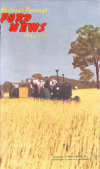 Ford News (Australia) February 1949 (Volume 13 No. 2) magazine contents ...