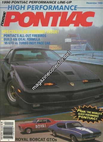 High Performance Pontiac (United States) magazine index and contents