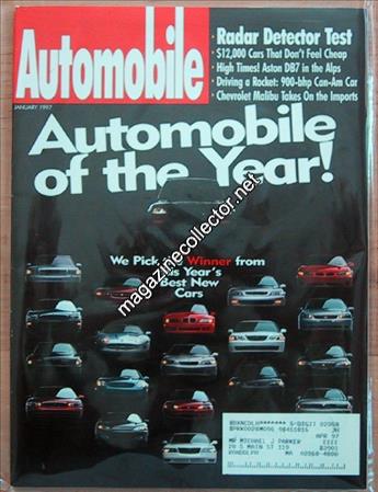 Automobile Magazine (United States) January 1997 magazine contents and ...