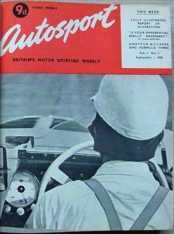 Autosport (United Kingdom) September 1, 1950 (Volume 1 No. 2) magazine ...