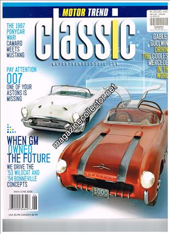 Motor Trend Classic (United States) magazine index and contents