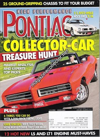High Performance Pontiac (United States) June 2009 magazine contents ...