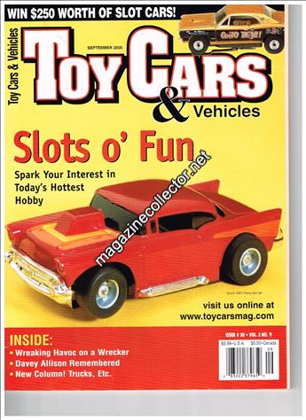 Toy Cars & Vehicles (United States) magazine index and contents